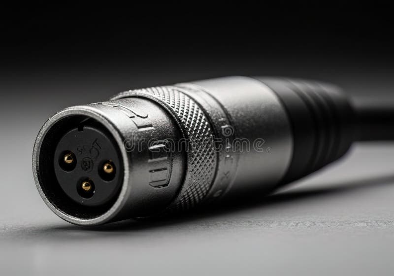 A Silver Colored Electrical Connector with Four Prongs AI Generated ...