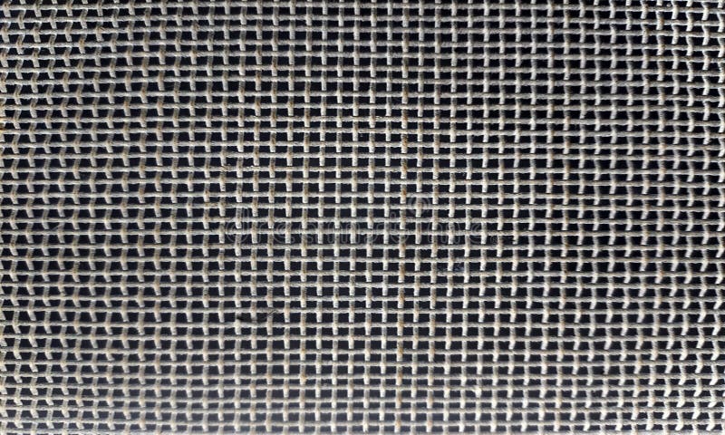 Metal Mesh.Silver Colored Metal Mesh in Close-up,Metal Grill.Grid Mesh ...