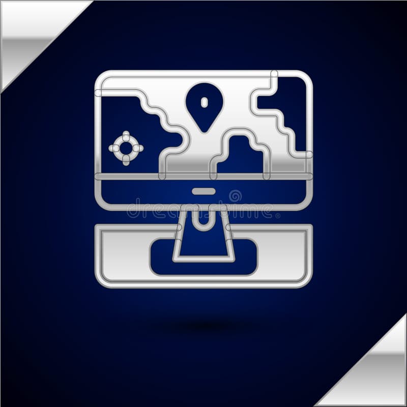 Silver Location Marker Icon Stock Illustrations – 4,122 Silver Location ...
