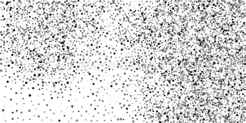 Silver confetti point on stock vector. Illustration of border - 219609226