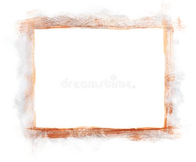 Silver & Copper Painted Border Frame Stock Illustration - Illustration ...