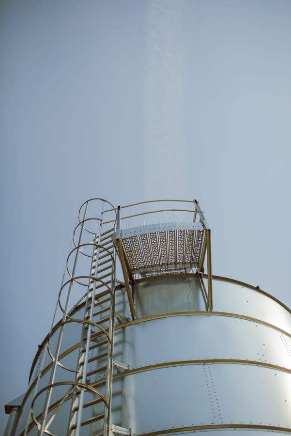Corn silo stock photo. Image of house, green, building - 16358664