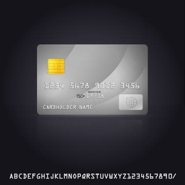 Credit Card Font Stock Illustrations – 5,530 Credit Card Font Stock ...