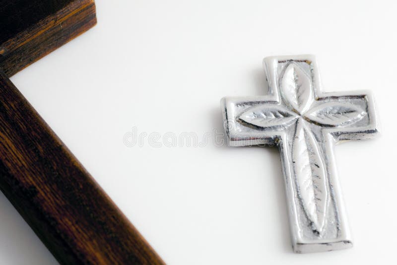 Silver cross stock photo. Image of hope, pray, faith - 11097374