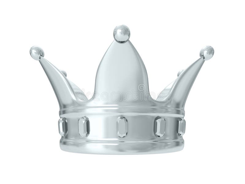 Silver crown stock image. Image of silver, shiny, symbol - 13015989