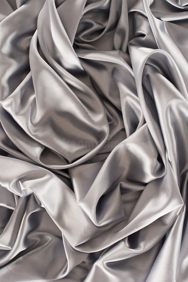 Silver crumpled soft silk stock image. Image of background - 129533573