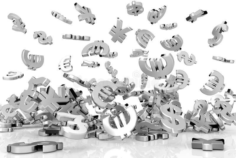 Silver Currency Symbols Stock Illustrations – 600 Silver Currency ...