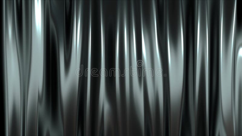 Silver Curtain, Computer Generated. 3d Rendering of Luxury Art ...
