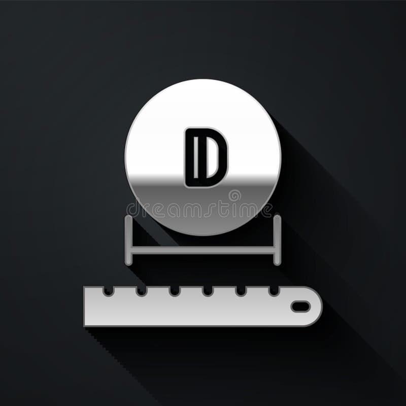 Diameter Icon, Flat Isolated Symbol, Vector Illustration. Stock Vector ...