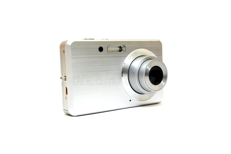 Digital camera stock photo. Image of silver, zoom, snap - 2532784