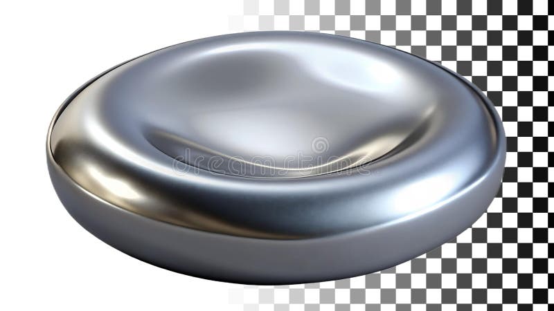 Silver Disc, Metal, Simple and Reflective Object Png Transparent Image ...