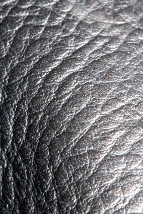 Silver Distressed Leather Crumbled Old Texture Folds for Background ...