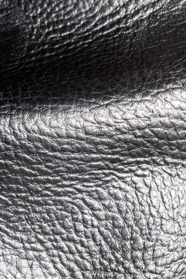 Silver Distressed Leather Crumbled Old Texture Folds for Background ...