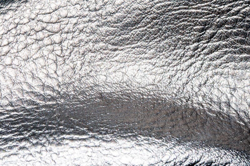 Silver Distressed Leather Crumbled Old Texture Folds for Background ...
