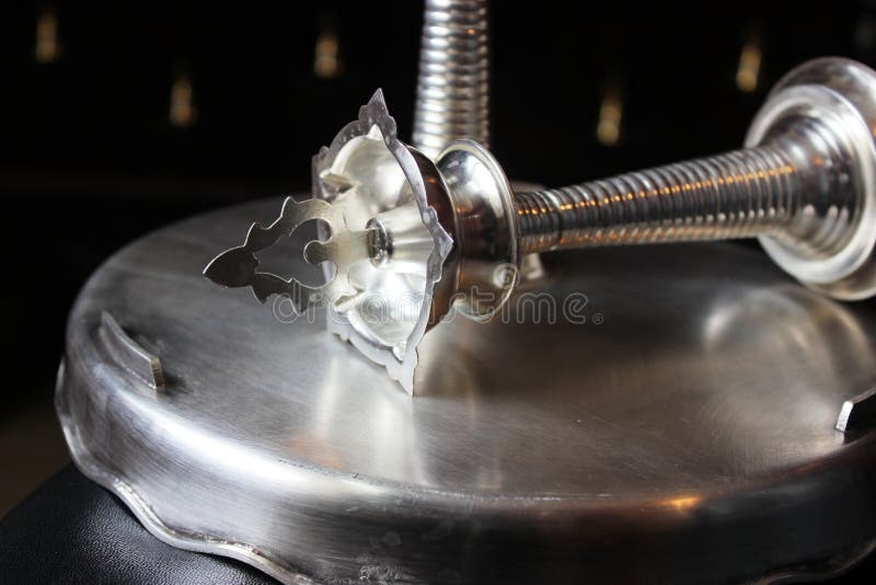 Silver diya stock image. Image of deeparadana, divine - 89790611