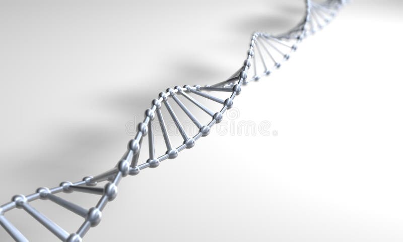 Silver DNA stock illustration. Illustration of genomes - 1166954