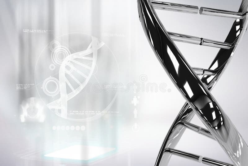 Silver DNA graphic design stock illustration. Illustration of design ...