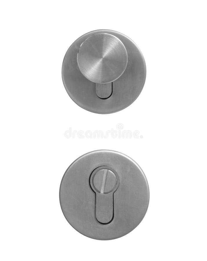 Silver door handle stock image. Image of lock, metallic - 31406717