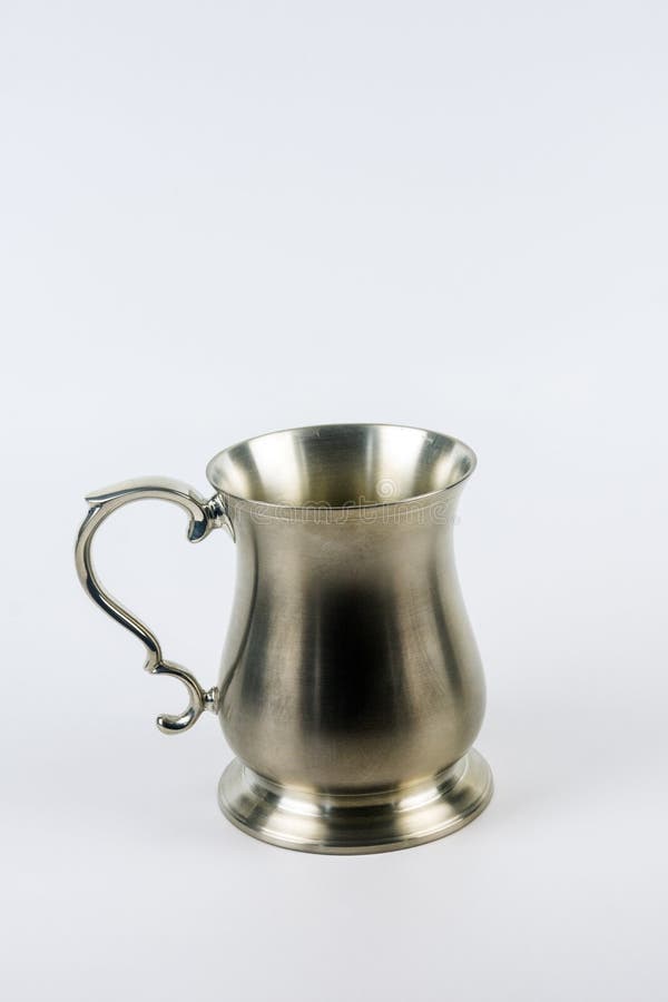 Silver Drinking Tankard stock image. Image of vessel - 200316259