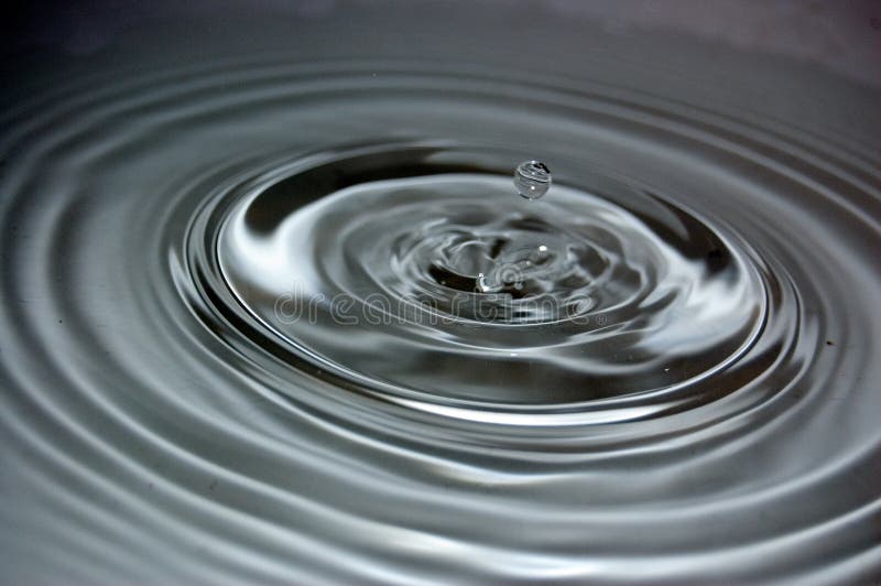 Silver Droplet 1 stock image. Image of puddle, splash - 2245083