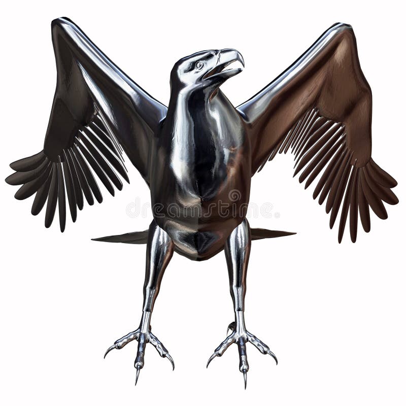 Silver Eagle stock illustration. Illustration of symbol - 9269267