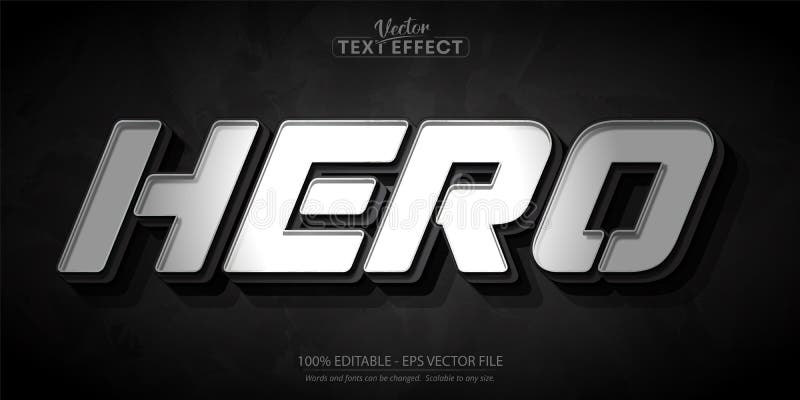 Silver Editable Text Effect, Shiny Luxury Silver Color and Metallic ... Silver Editable Text Effect, Shiny Luxury Silver Color and Metallic ...