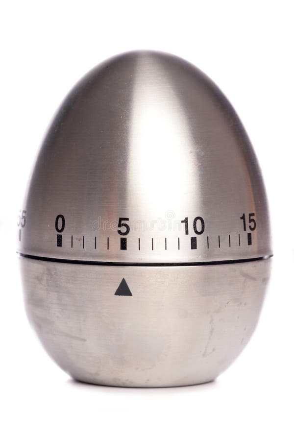 Silver egg timer stock photo. Image of timer, white, cooking - 16335140