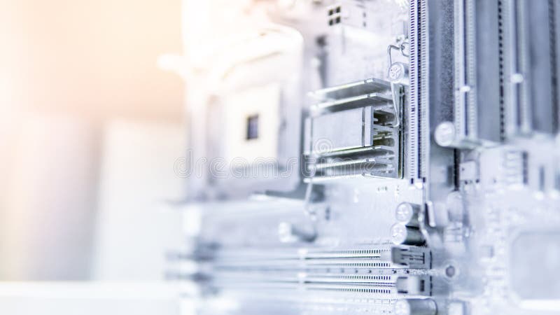 Silver microprocessor stock photo. Image of small, board - 12863628