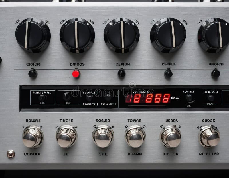 A Silver Electronic Device with a Digital Clock on the Front AI ...