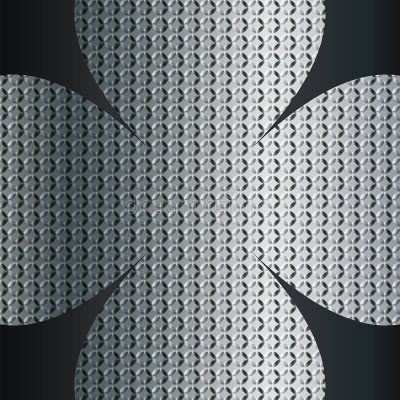 Silver Embossing Metallic Background Stock Illustration - Illustration ...