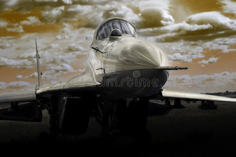 Silver fighter jet editorial image. Image of transportation - 257612885