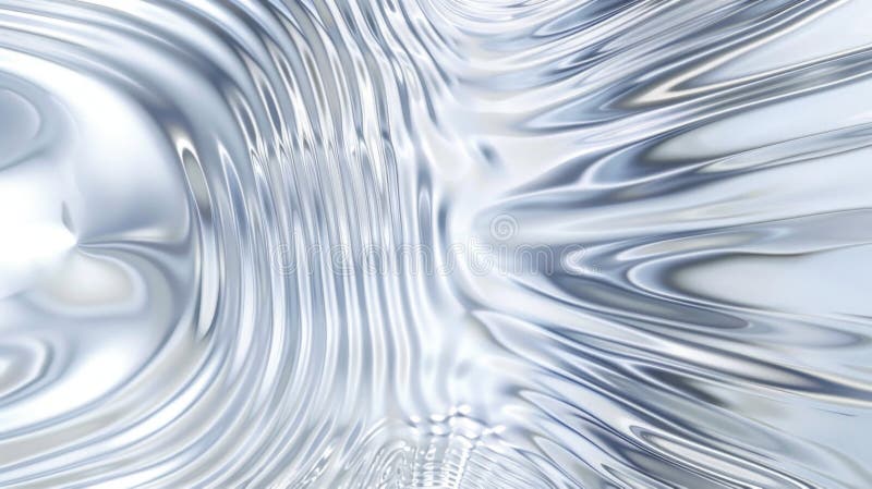 Silver Flowing Water Pattern on Glass Texture Stock Image - Image of ...