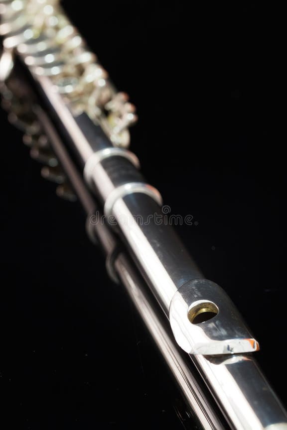 Silver Flute stock photo. Image of professional, flute - 38852526