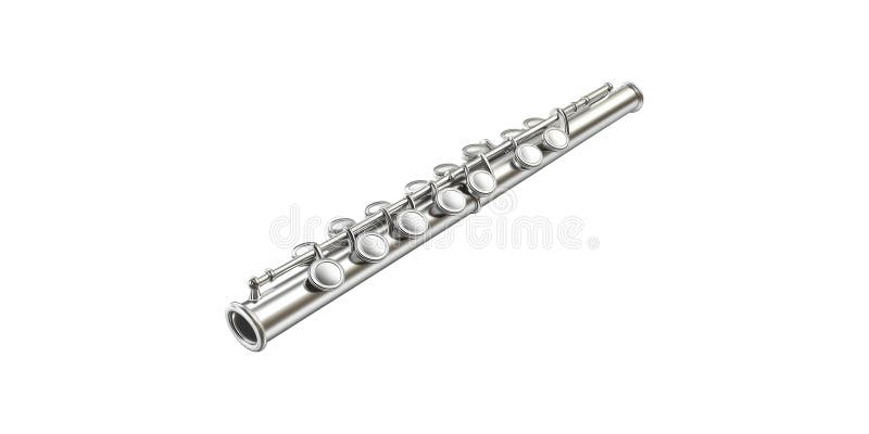 Silver Flute. Musical Instrument for Classical and Jazz Performances ...