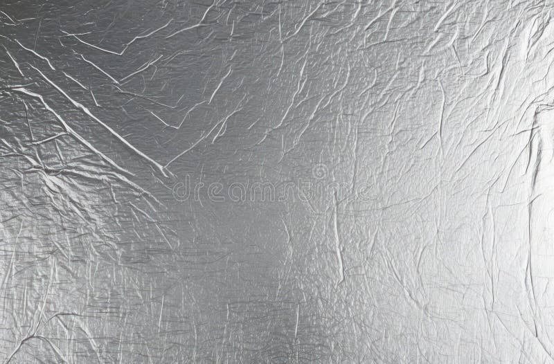 Silver Foil Background. Smooth Surface, Subtle Texture, Metallic Stock ...