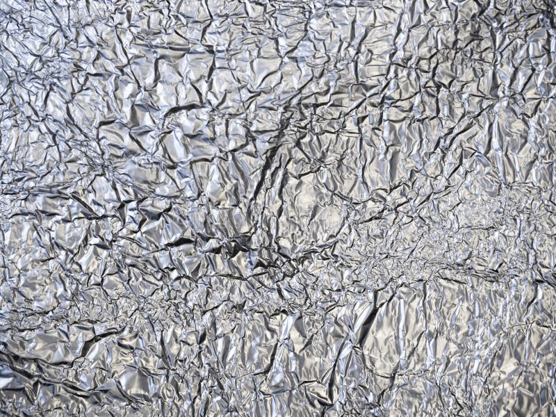 Silver Foil Background, Texture, Pattern. Stock Image - Image of ...