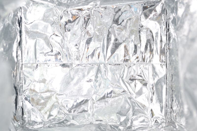 Silver foil stock photo. Image of abstract, texture, kitchen - 50531096