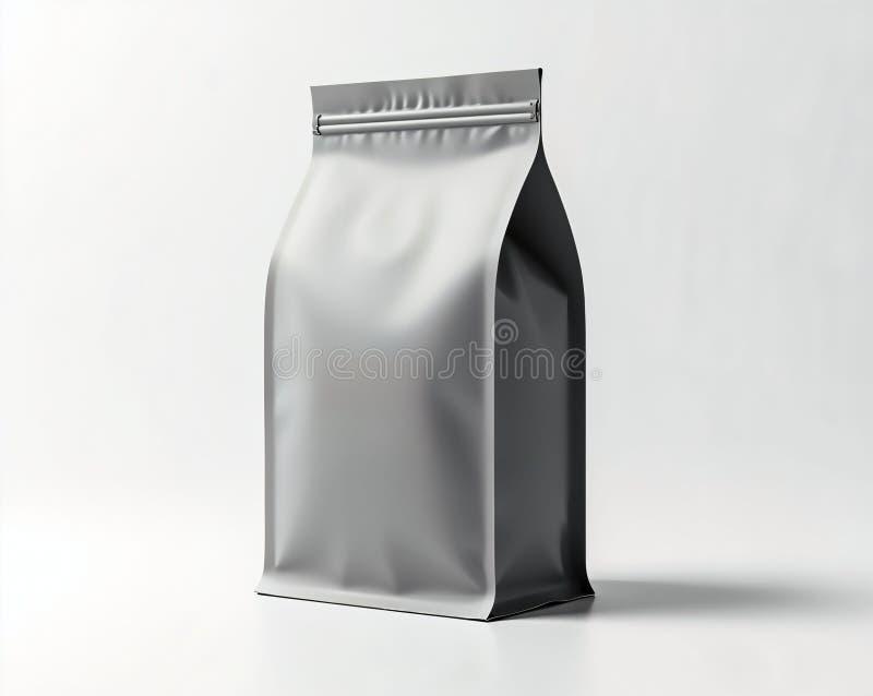 Silver Foil Packaging for Food, Showcasing Its Sleek Design and ...