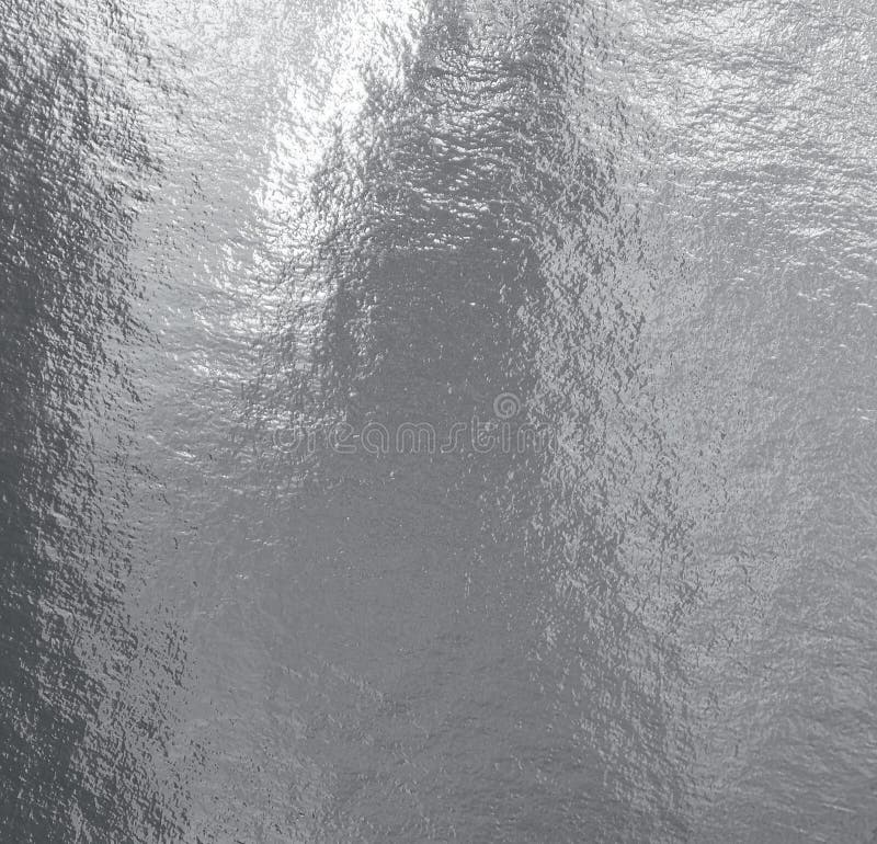 Silver Foil Texture Background with Highlights and Uneven Surface Stock ...