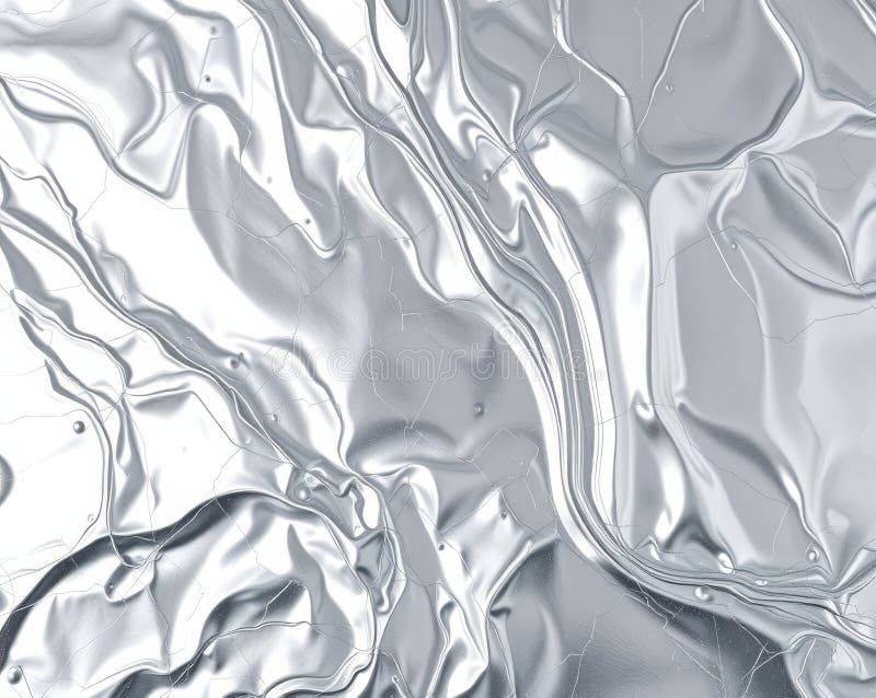 Silver Folia Shimmering Background Stock Photo - Image of radiance ...
