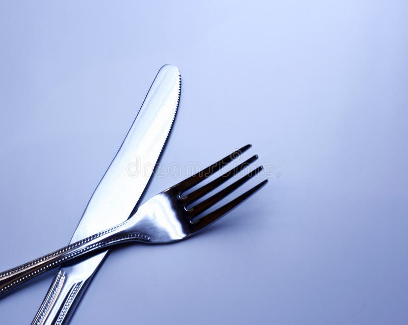 Silver fork stock image. Image of silver, kitchen, lunch - 2021087