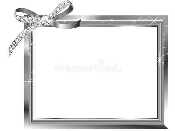 Silver Frame Page Border Stock Illustrations – 2,016 Silver Frame Page ...