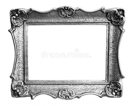 Silver frame stock photo. Image of gilt, decorate, silver - 5478362
