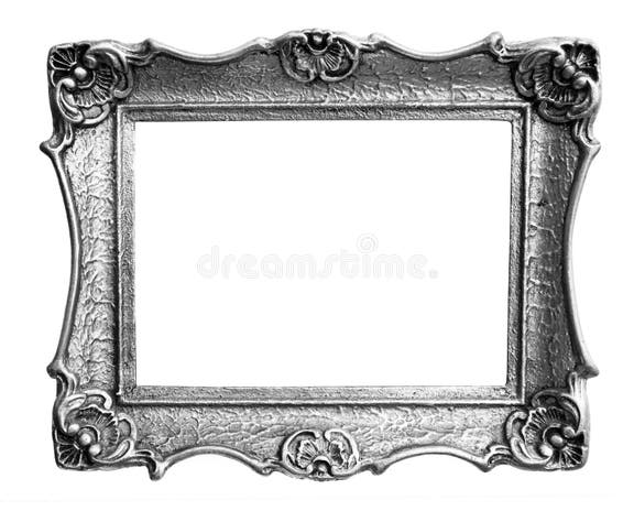 Silver frame stock photo. Image of gilt, decorate, silver - 5478362