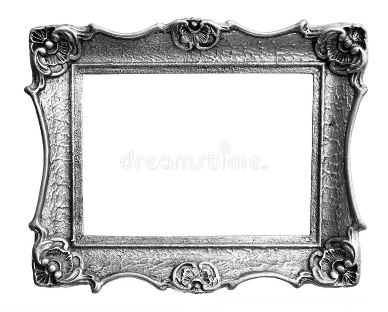 Silver frame stock photo. Image of gilt, decorate, silver - 5478362