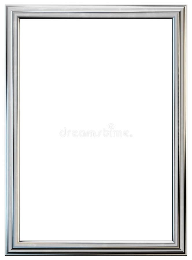 Silver Frame stock illustration. Illustration of cutout - 60297456