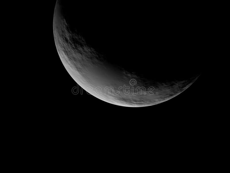 Silver Full Moon stock image. Image of digital, surreal - 12149269