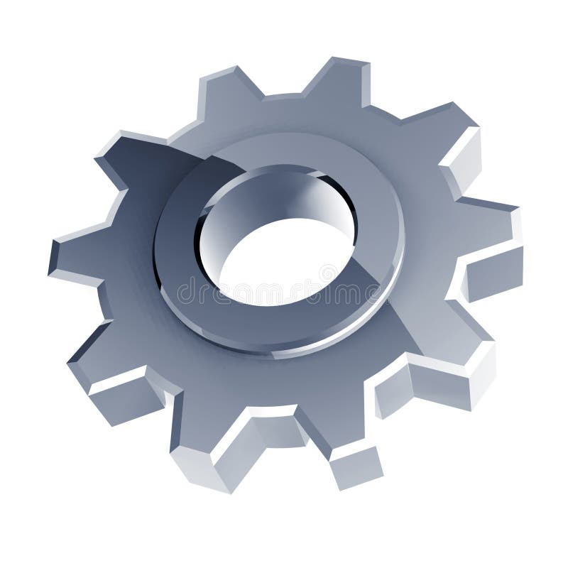 Gear logo stock vector. Illustration of concept, colours - 19273194