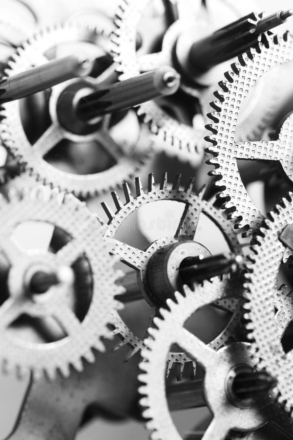 Gears and Cogs - Noir Grunge Stock Image - Image of metal, noir: 23956637