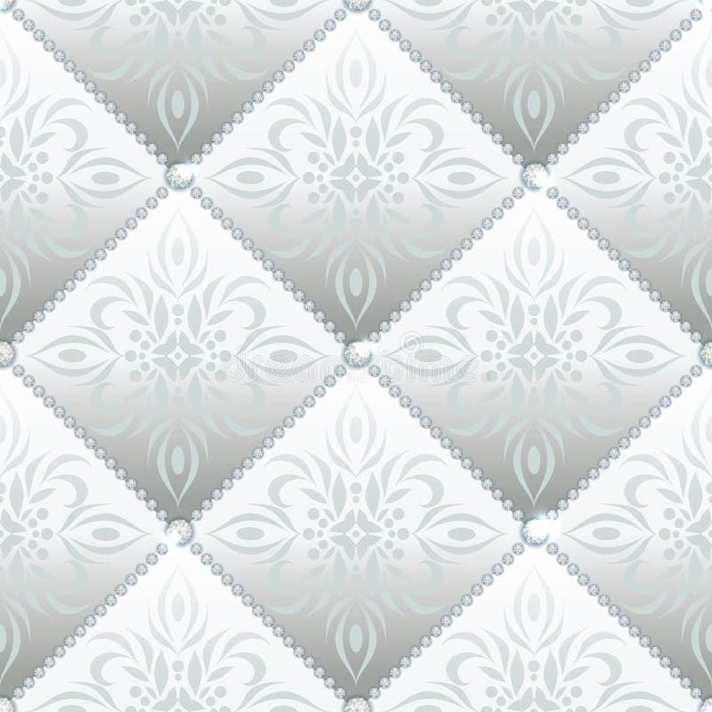 Silver glamor seamless stock vector. Illustration of button - 46467631